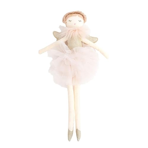 MON AMI Angel Stuffed Doll - 15", Soft Elegant Plush Doll for Little Girls, Use as Toy or Room Decor