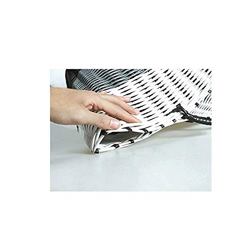 TBGFPO Extra Large Woven Cotton Rope Storage Basket Blanket Storage Baskets, Laundry and Toy Storage, Nursery Hamper - (Color : D)