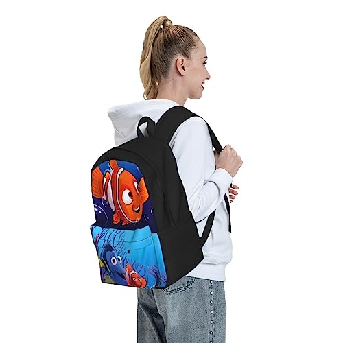 Fashionable Computer Backpack Casual Backpack For Travel Business Backpack Cartoon Movie Pattern.