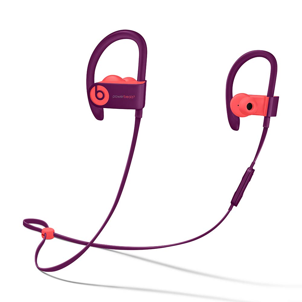 Beats Powerbeats3 Wireless Pop Violet Pop Collection in Ear Headphones MREW2LL/A (Renewed)