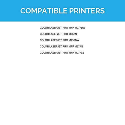 LD Compatible Toner Cartridge Replacement for HP 201X CF402X High Yield (Yellow)