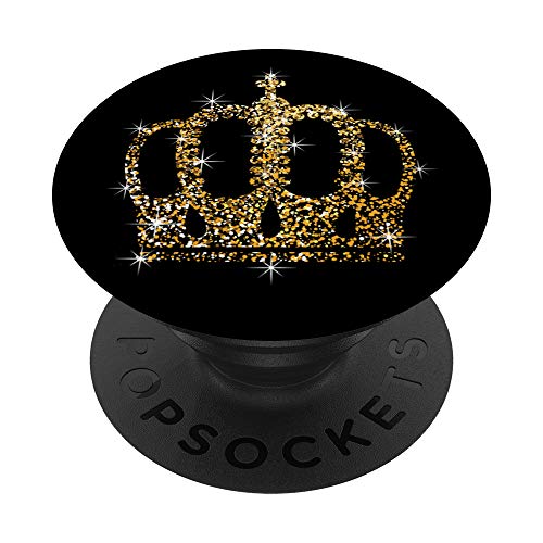 Crown Queen King Princess Prince Royal - Crown PopSockets PopGrip: Swappable Grip for Phones & Tablets