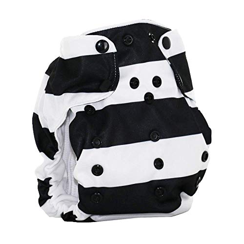 No Prep Organic Cloth Diaper – Smart Bottoms Dream Diaper 2.0 – Washable, Reusable – Natural Fiber Interior (Manhattan)