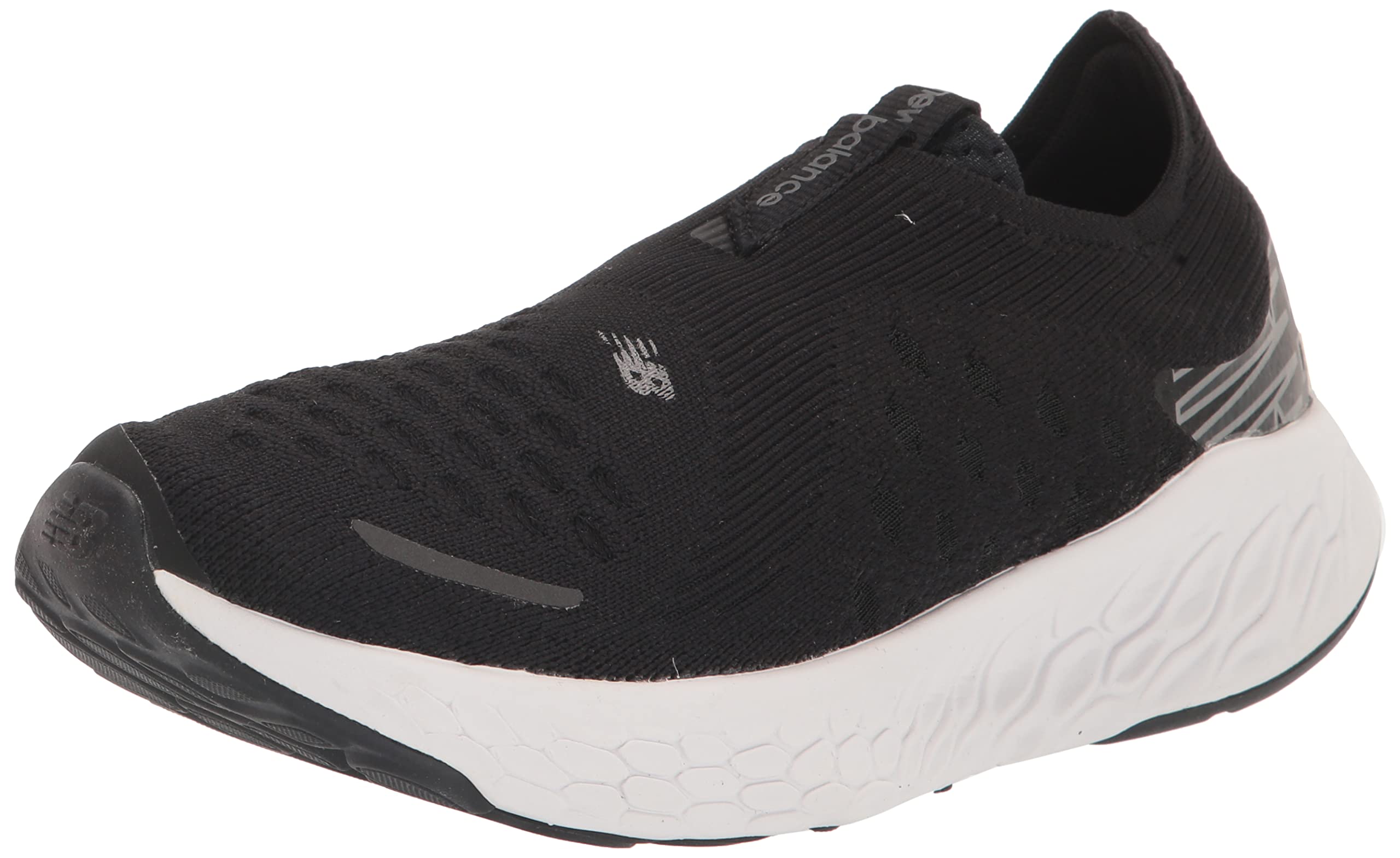 New Balance Women's Fresh Foam X 1080 Unlaced V1 Running Shoe, Black/White, 8 Wide