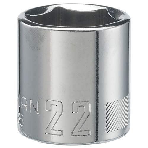 CRAFTSMAN Shallow Socket, Metric, 3/8-Inch Drive, 22mm, 6-Point (CMMT43585)