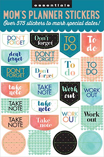 Essentials Mom's Planner Stickers (Set of 575 Stickers)