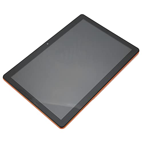 Cuifati Tablet, 10.1 in Android9.0 2GB+32GB Type‑C Interface Eight Core Tablet, 100‑240V IPS WiFi 3G Fast Charging Tablet PC Fit for Study Work(Orange U.S.)