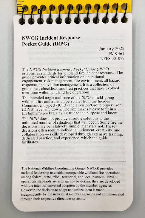NWCG Incident Response Pocket Guide (IRPG)