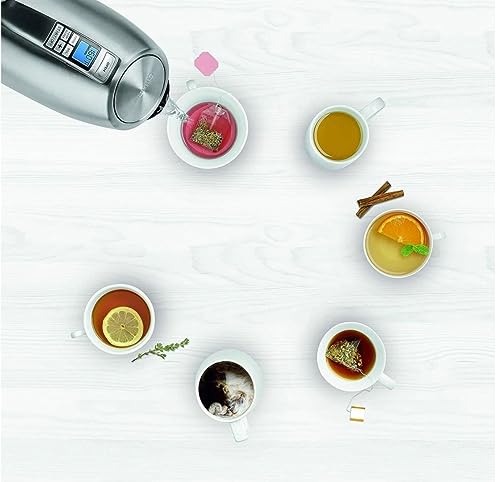 Cuisinart CPK-20FR 1.7L Digital PerfecTemp Cordless Electric Kettle Silver - Certified Refurbished