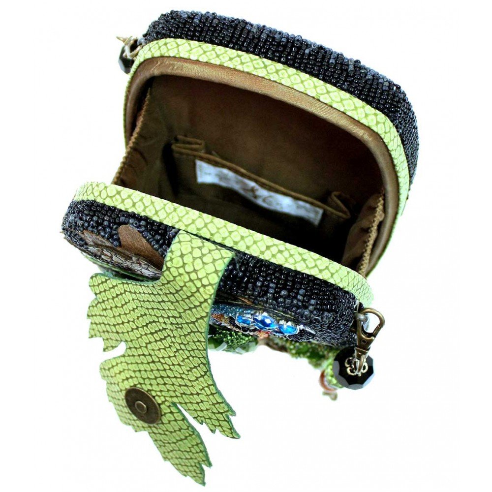 Mary Frances Chatterbox Beaded Parrot Handbag, Multi