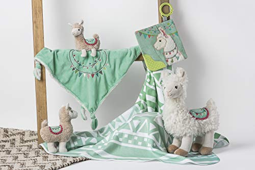 Mary Meyer Baby Lily Llama Character Blanket 13"x13"