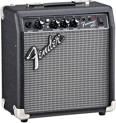 Fender Frontman 10G Guitar Amp, 10 Watts, 6 Inch Fender Special Design Speaker, 7.5Dx11.5Wx13.7H Inches