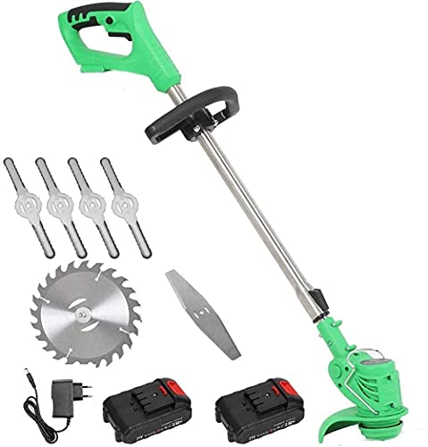 Electric Trimmer Garden Power Tools Cordless Grass Trimmer Lawn Cutter Mower Grass Cutting Machine Pruning Cutter Garden Tools-24V-2 Battery