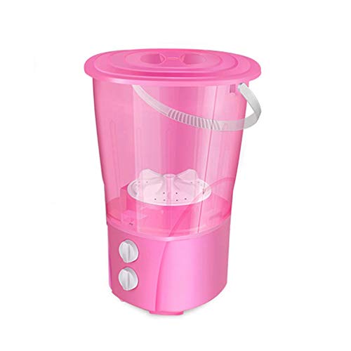 BHVXW 4.5kg Mini Washing Machine Split Bucket Three Barrels Socks Underwear Short-Sleeved Shirt (Color : Black)