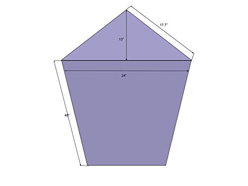 ATS Acoustics Corner Bass Trap 24x48x13 Inches, Low-Range in Ivory