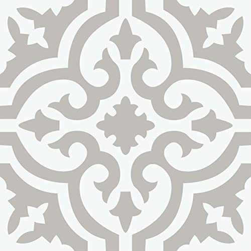 FloorPops Emilia Peel & Stick Floor Tiles, Neutral