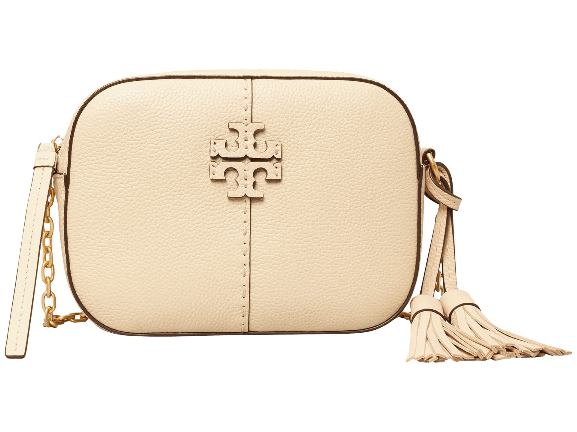 Tory Burch Women's Mcgraw Camera Bag, Brie, Off White, One Size
