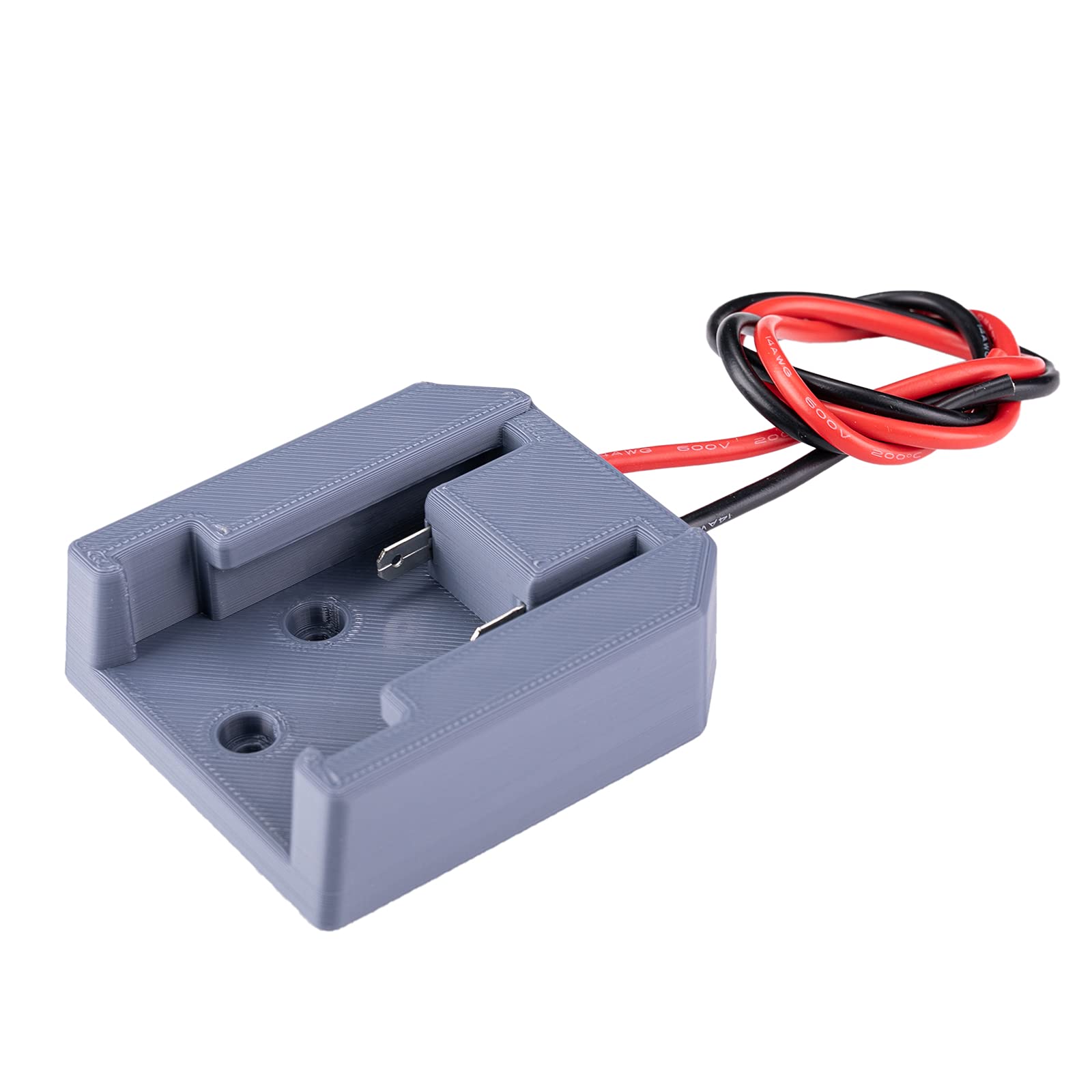 Battery Adapter for Milwaukee M18 Battery 18V Dock Power Mount Connector 14 Gauge Robotics(DIY)
