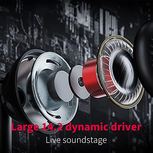 FiiO FF5 Carbon-Based Dynamic Driver in-Ear Earphone Clear Sound & Wide Soundstage with 3.5mm/4.4mm MMCX Cable, Alumium Shell