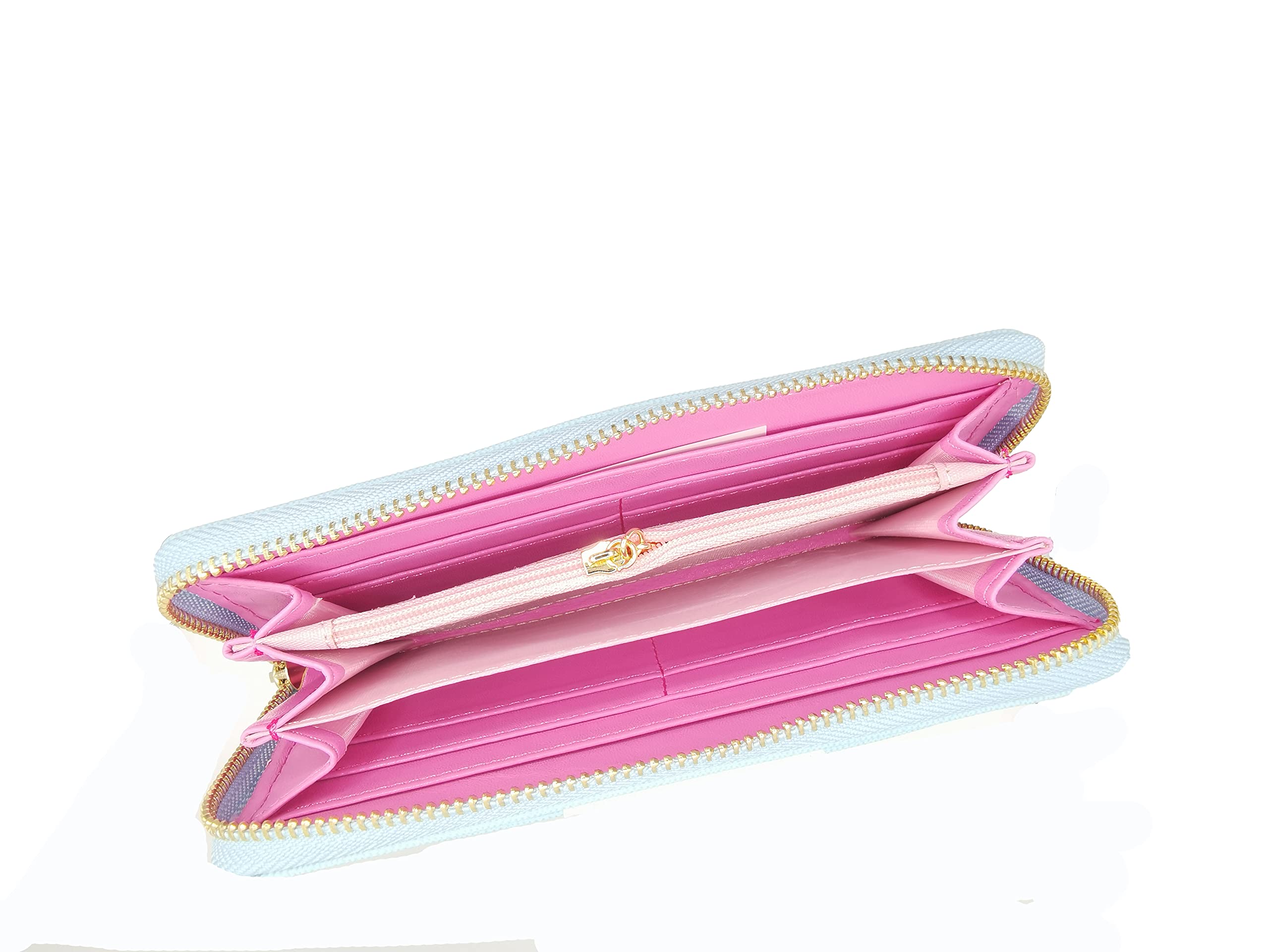 PHILOMI Sailor Moon Wallet Girls Cute Small Purse Delicate Bow Kawaii Wallet Credit Holder ID Window