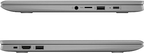 HP HD 14" Chromebook Laptop for Student and Business, Intel Celeron Processor N4120, 4GB RAM 96GB Storage(64GB eMMC + 5ave 32GB Flash Memory), Wi-Fi, Bluetooth, HDMI, Chrome Os, Modern Gray
