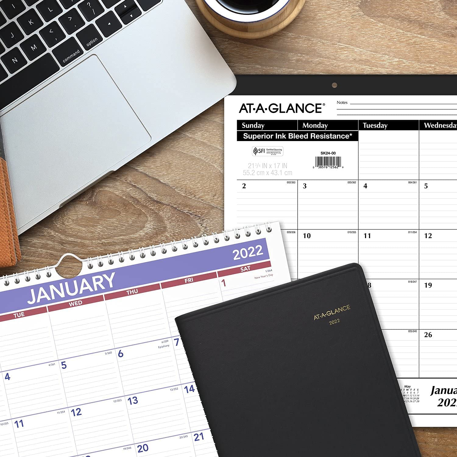 At-A-Glance 70951G05 Recycled Weekly Vertical-column Format Appointment Book, 8.75 X 7, Black Cover, 12-month (jan To Dec): 2023
