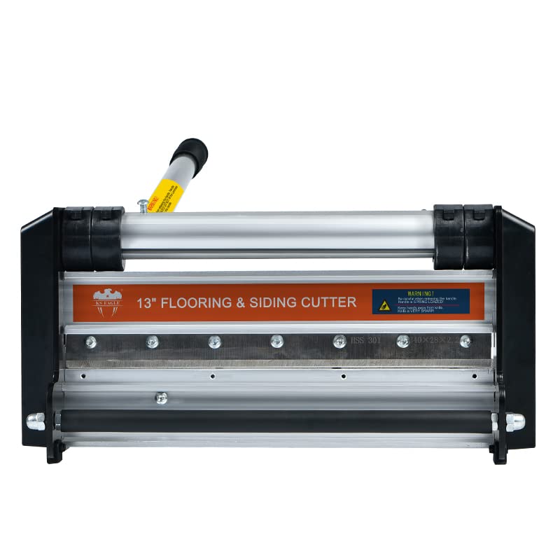 KS EAGLE 13'' Pro Laminate Floor Cutter for LVP, WPC, LVT, SPC, VCT, PVC and Rigid Core Vinyl Plank Included Honing Stone