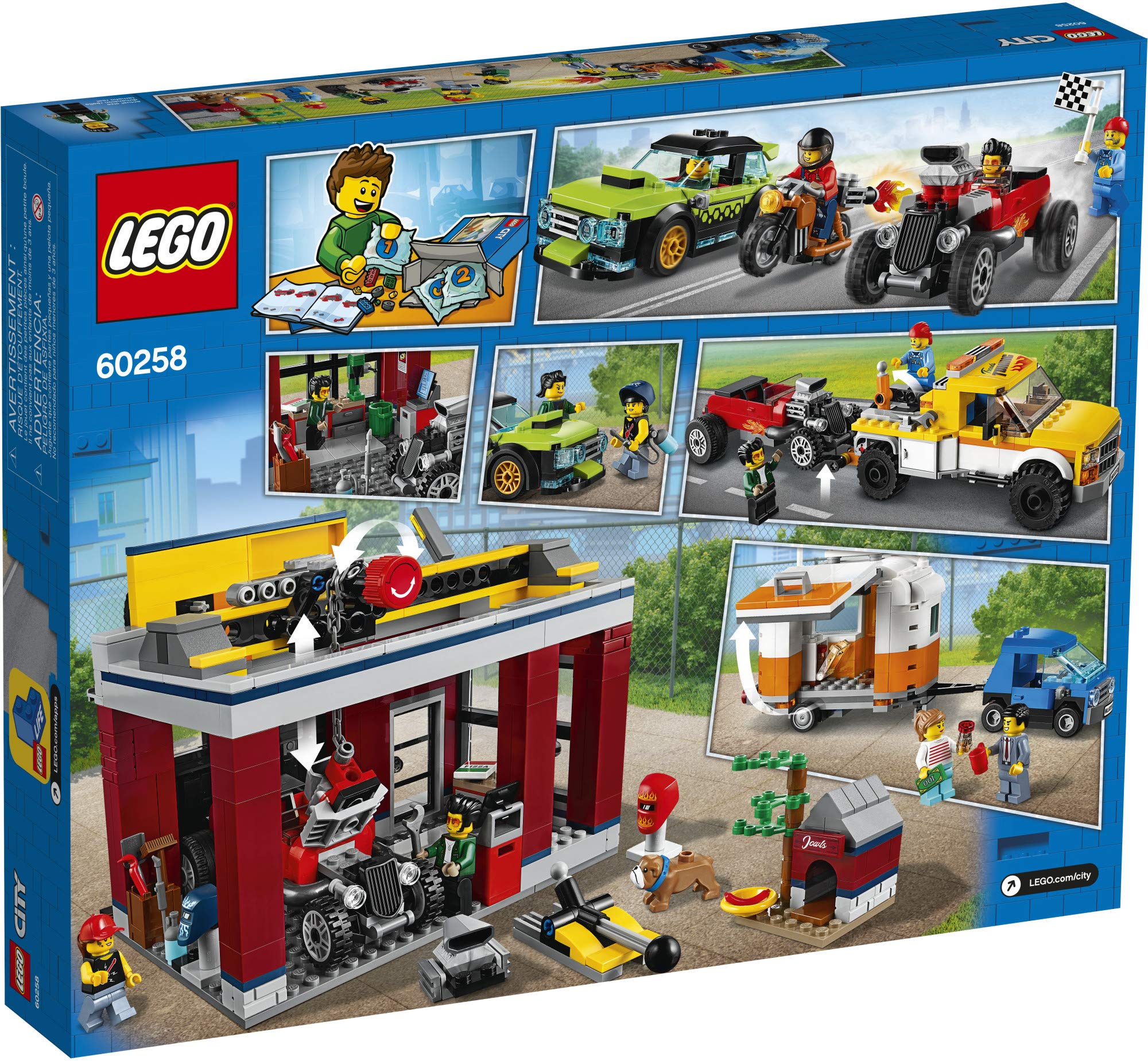 LEGO City Toy Car Garage 60258, Cool Building Set for Kids (897 Pieces)