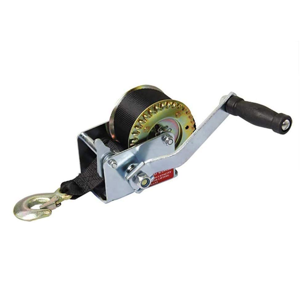 Boat Winch Strap with Hook,Trailer Winch Strap,Boat Trailer Parts and Accessories for Boat/Jet Ski/Wave Runner/Towing/Car Trailer,8M x 2'' and Up to 3200 lbs