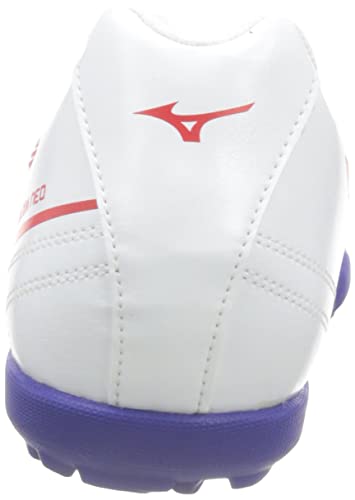 Mizuno Men's Football Shoe, White Highriskred, 10.5