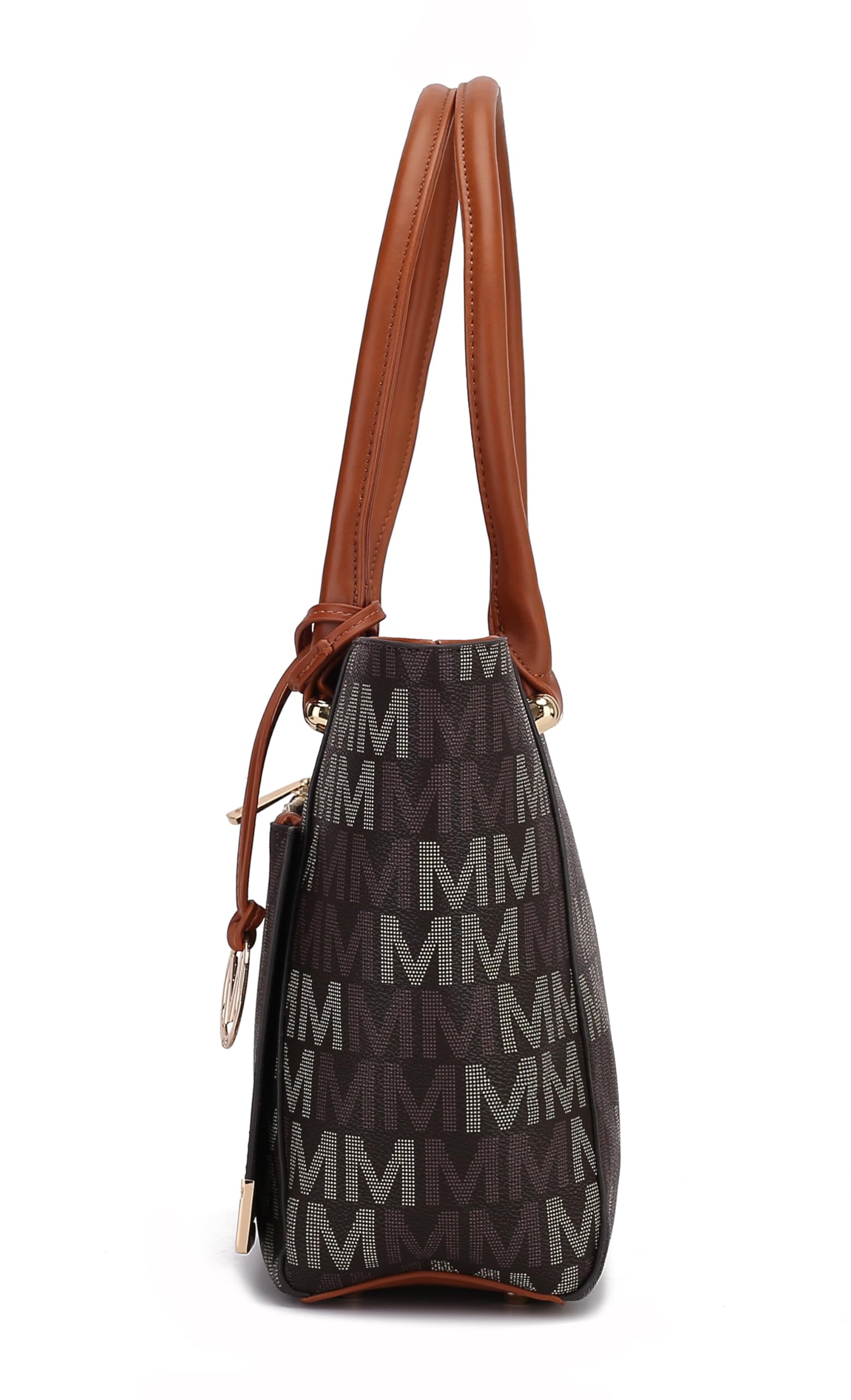 MKF Collection 3-PC Set, Shoulder Bag for Women, Small Tote Handbag & Wristlet Purse – Top Handle PU Leather Handdbag by Mia K