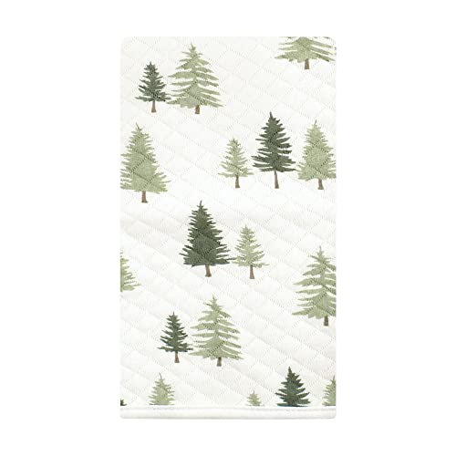 Hudson Baby Unisex Baby Quilted Burp Cloths, Forest Animals, One Size