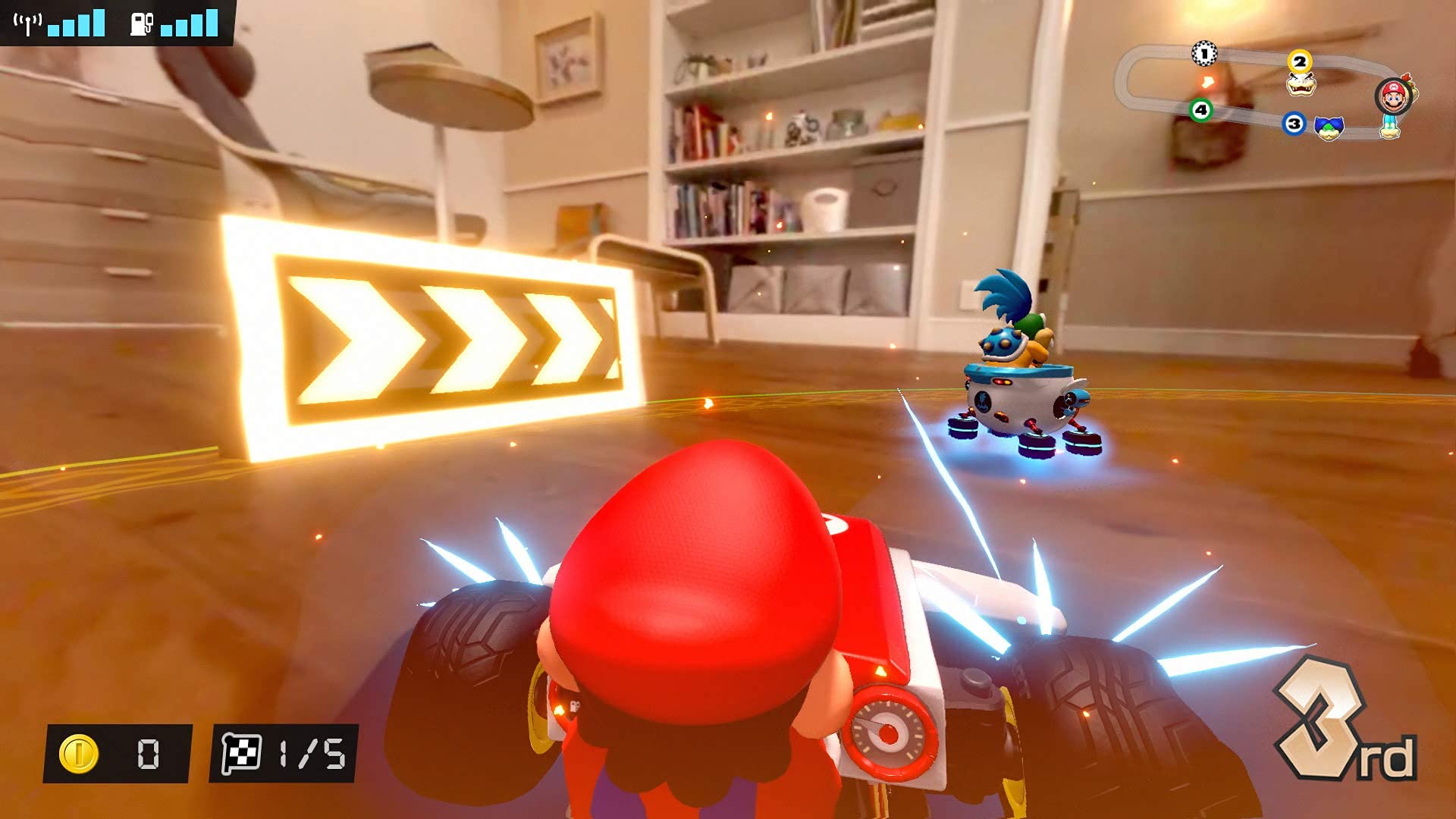 Nintendo Switch HACRRMBAA-cr Mario Kart Live: Home Circuit - Luigi Set Edition (Renewed)