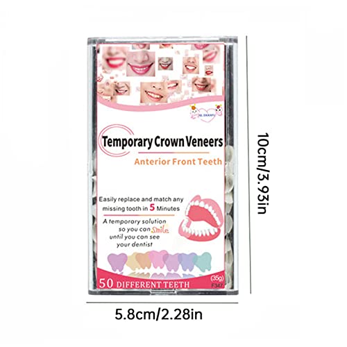 Cleaning Solution Temporary Tooth Kit For Filling The Missing Broken Tooth And Gaps Moldable Temporary Crown Veneers Material Anterior Front Back Molar Teeth Temporary Tooth Filler