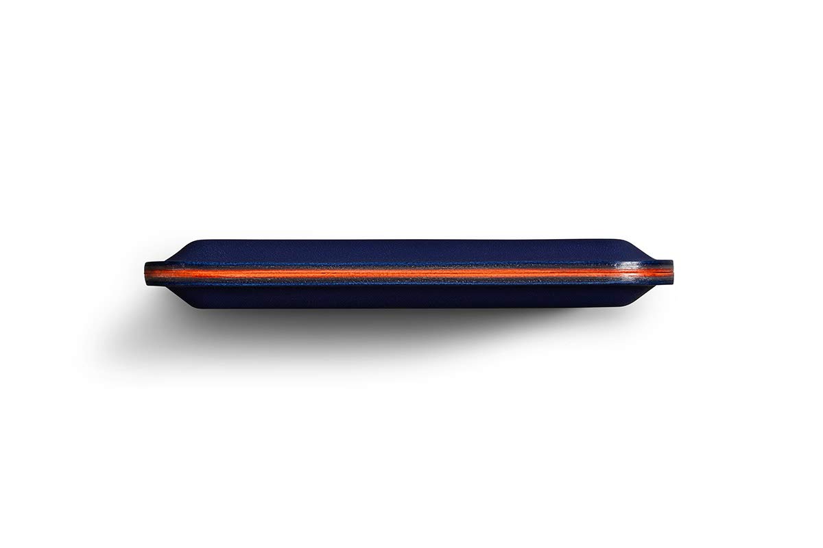 Bellroy Apex Slim Sleeve (Pre-molded Precision-cut Leather, RFID Protected, Magnetic Closure, Ultra Slim Bifold Design, Holds 6-8 Cards, Folded Note Storage) - Onyx