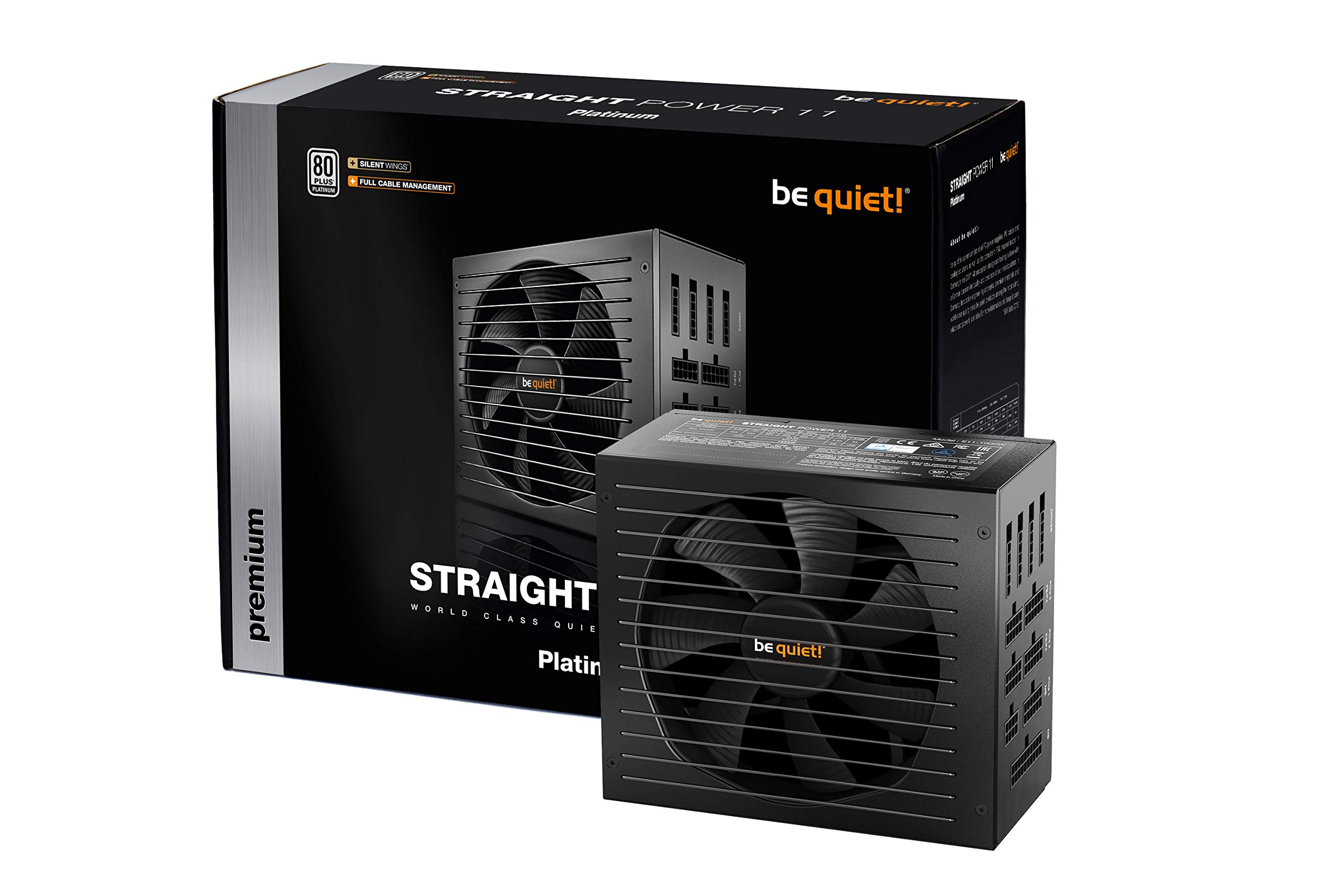 be quiet! Straight Power 11 Platinum 1000W Quiet Performance Power Supply | Fully Modular | BN644