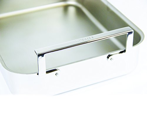 Cristel Stainless Steel 3-ply Roaster with Roasting Rack