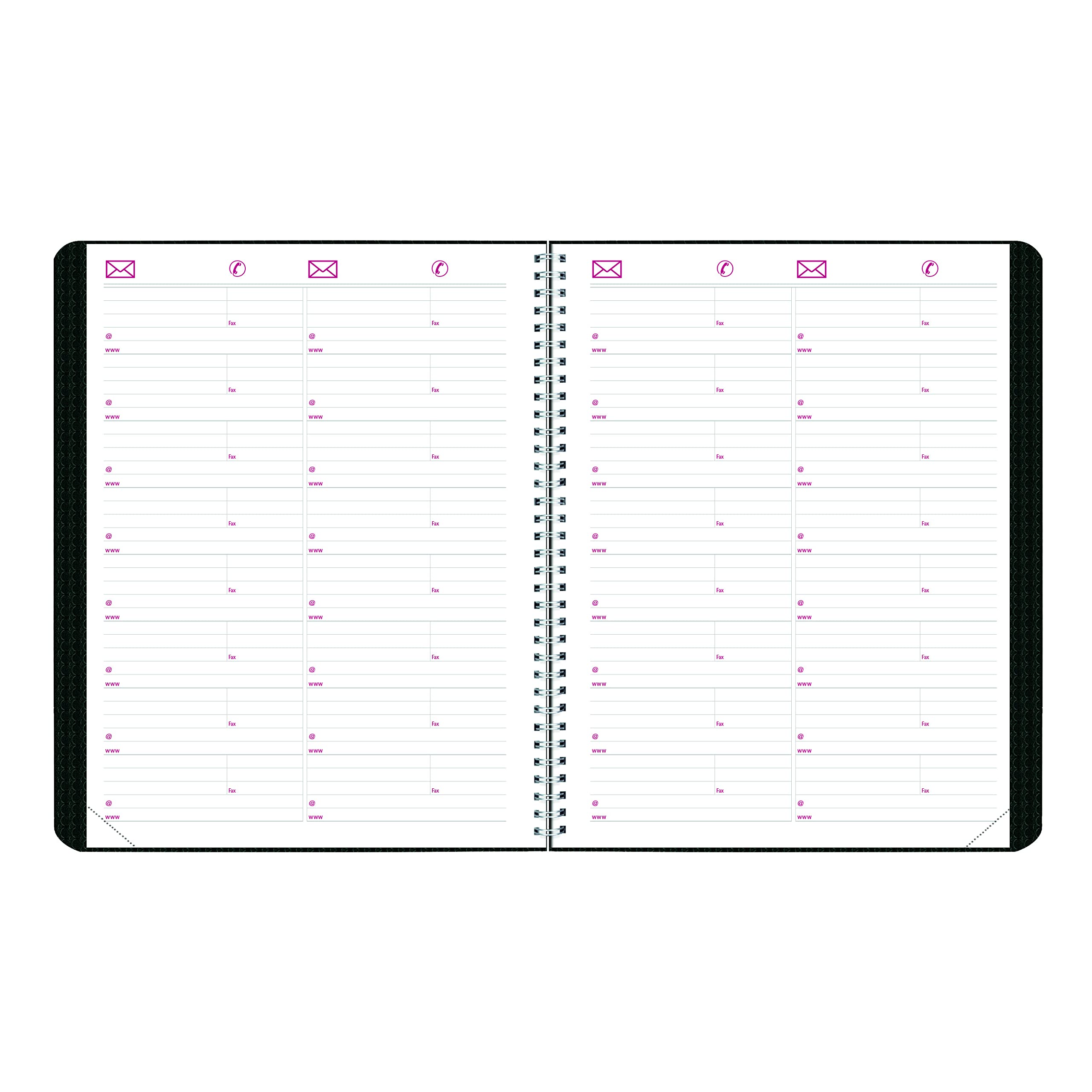 Brownline 2023 DuraFlex Monthly Planner, 14 Months, December 2022 to January 2024, Twin-Wire Binding, 11" x 8.5", Black (CB1262V.BLK-23)