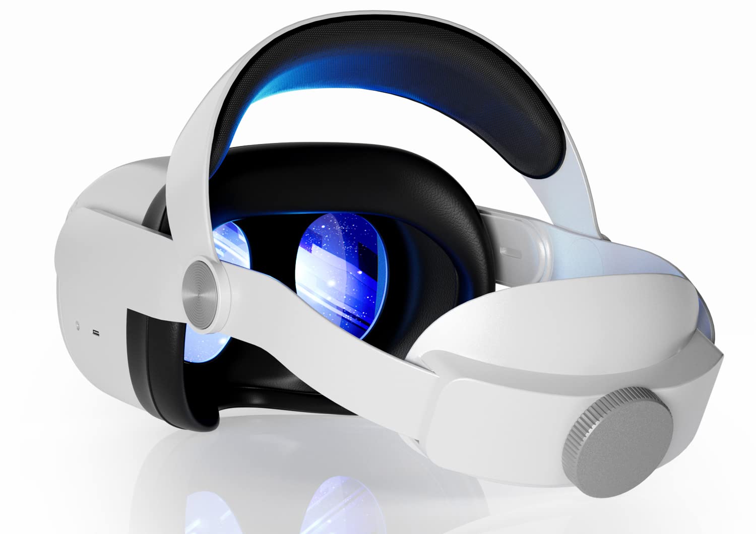 BLUEARKS Head Strap for Oculus/Meta Quest 2, Elite Strap Accessories for Quest 2 Replacement with Adjustable Design Enhanced Comfort in VR Headset
