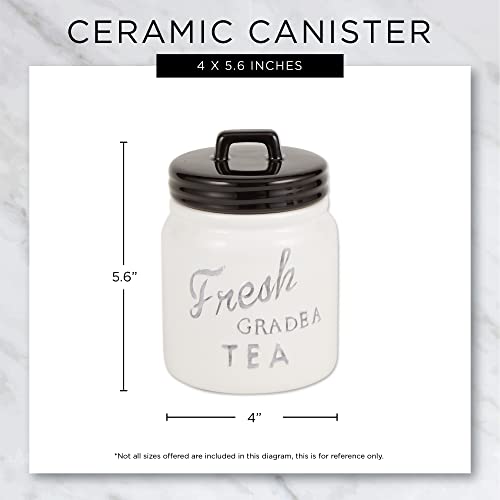 DII Kitchen Accessories Collection Ceramics, Cookie Jar, Blue