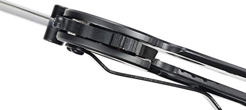 CRKT M16-04KS Folding Pocket Knife: Sandvik Steel Blade with Stainless Steel Handle, Carson Flipper Opening, and Frame Lock