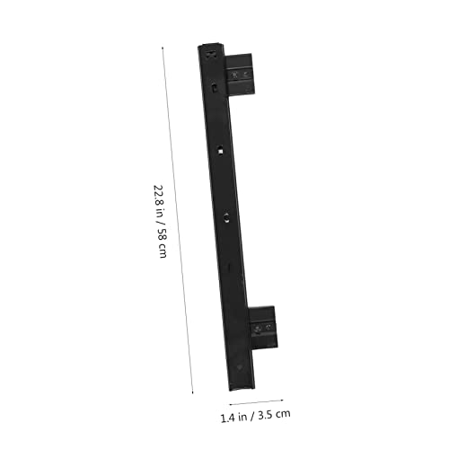 Ciieeo 2 Pairs Keyboard Rails Keyboard Stand for Desk Keyboard Bearing Rail Construction Bearing Slide Under Desk Tray Metal Keyboard Practical Keyboard Stand Set Furniture Steel Office