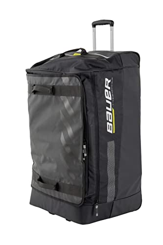 Bauer Elite Hockey Wheeled Bag ('21) (Black, Senior/Large (36" x 17" x 19.5"))