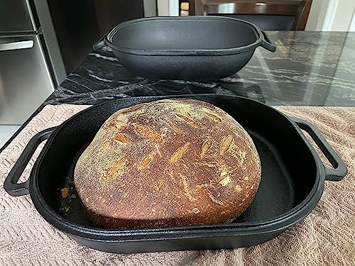 Cuisiland Large Heavy Duty Cast Iron Bread & Loaf Pan - A perfect way for baking