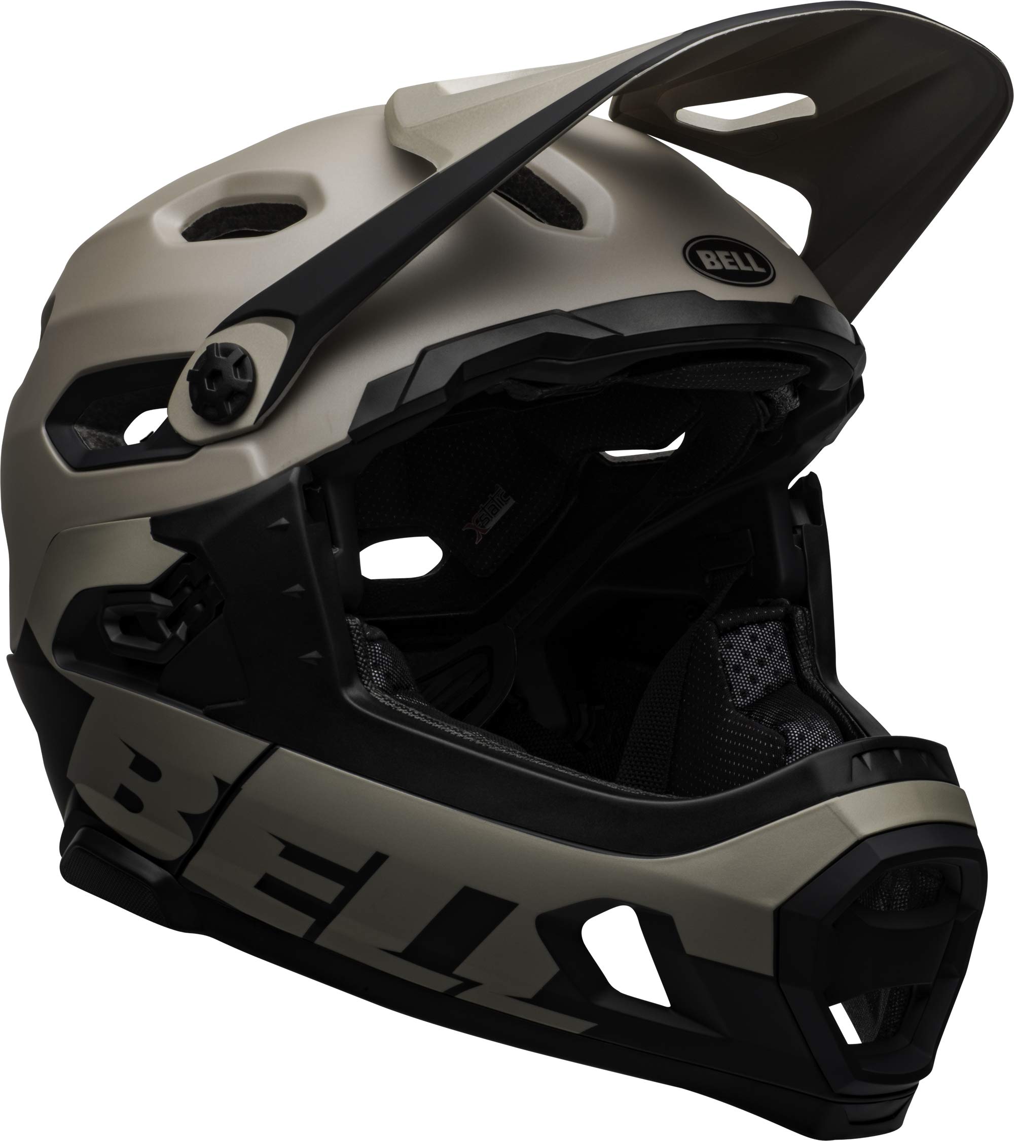 Bell Super DH MIPS Adult Mountain Bike Helmet - Matte/Gloss Sand/Black (2022), Large (58-62 cm)