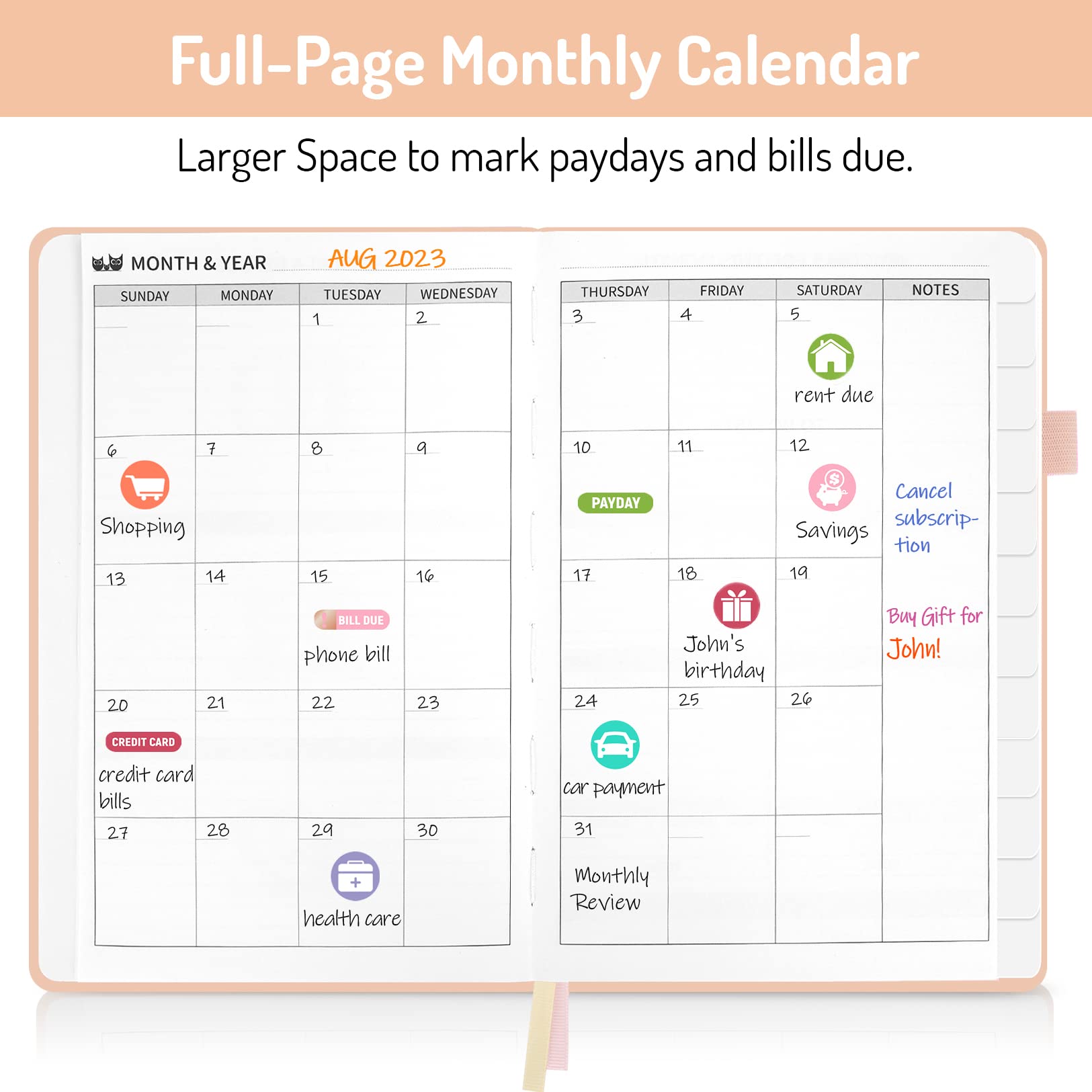 Budget Planner with Untitled Tabs, Forvencer Monthly Budget Book, Undated Expense Tracker Notebook, Premium Finance Organizer, Cute Budgeting Journal to Manage Your Money, Start Anytime, A5, Rose Gold
