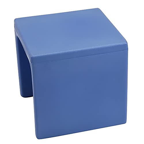 Children's Factory 3-in-1 Cube Chair for Kids, Flexible Seating Classroom Furniture, 1-Pack, Sky Blue