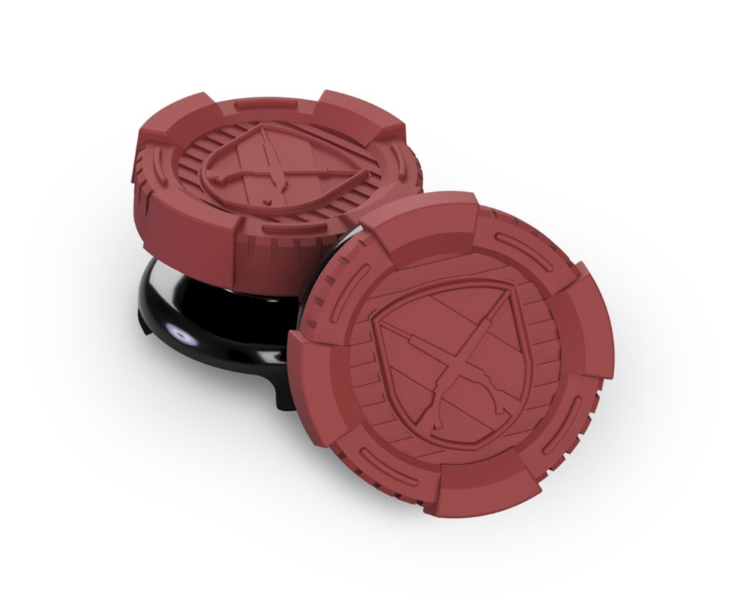 KontrolFreek FPS Freek Call of Duty: WWII for PlayStation 4 Controller (PS4) | Performance Thumbsticks | 2 High-Rise Concave | Red