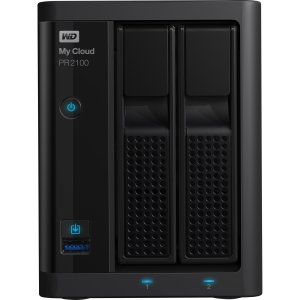 WD 8TB My Cloud Pro Series PR2100 Network Attached Storage - NAS - WDBBCL0080JBK-NESN