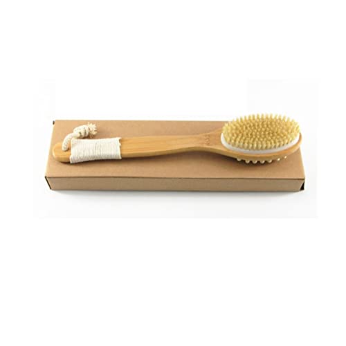 DXFBHWWS Bath Brushes Men Pig Bristles Bathing Brushes Back Brush Long Handle for Shower for Women